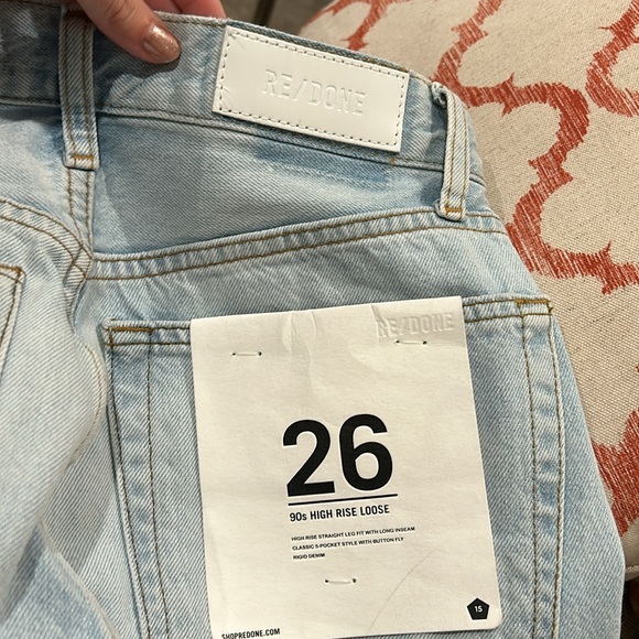 Re/Done | Jeans | Nwt Redone 9s High Rise Loose Size 26 | Poshmark